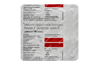 Jubiglim M3 Forte Tablet 15: Uses, Side Effects, Price & Substitutes