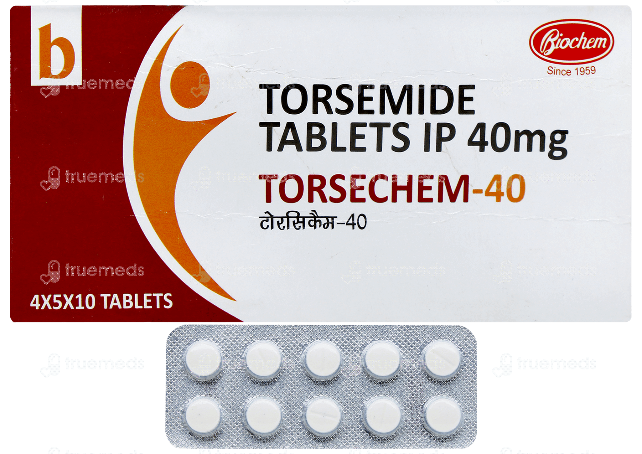 Torsechem 40 Mg Tablet 10 - Uses, Side Effects, Dosage, Price | Truemeds