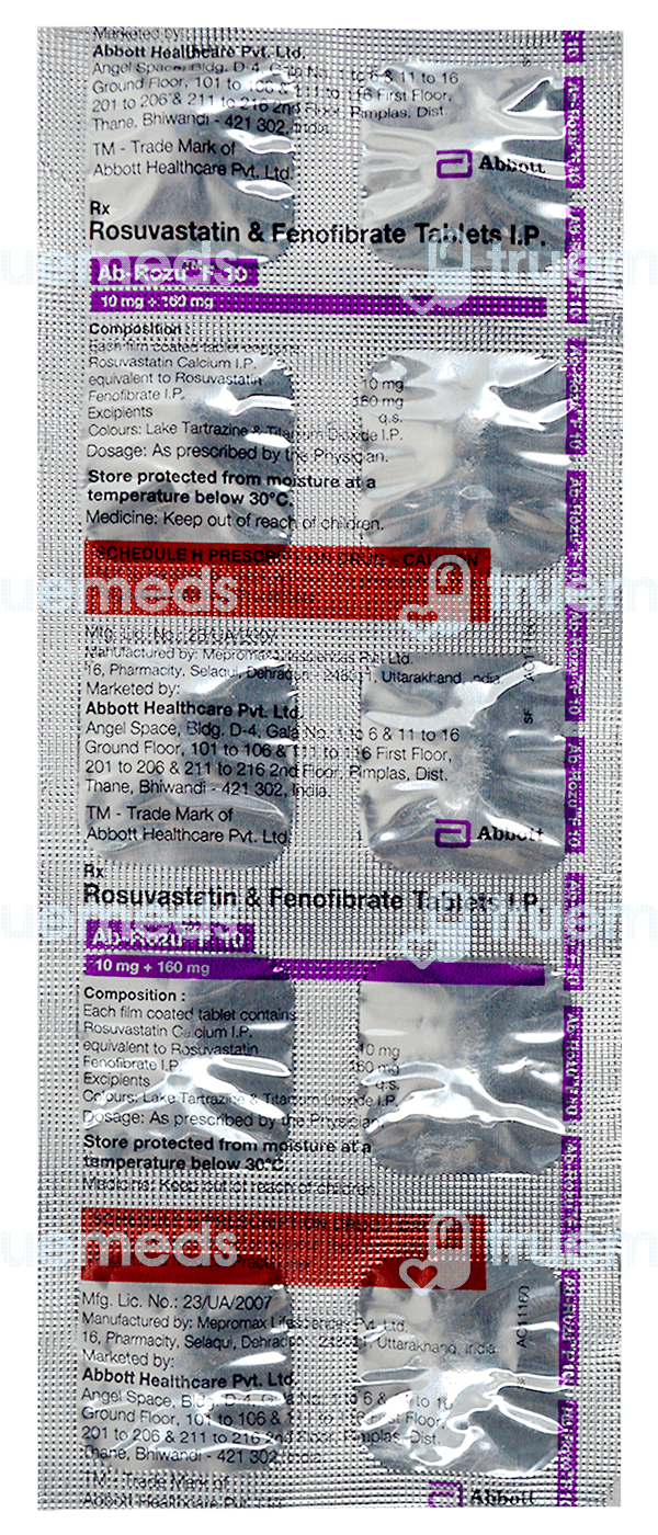Ab Rozu F 10 Tablet: Uses, Side Effects, Price & Substitutes