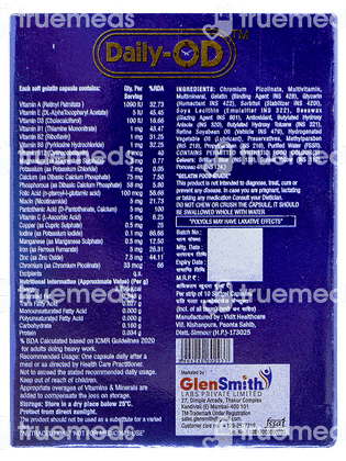 Daily Od Capsule 10 - Uses, Side Effects, Dosage, Price | Truemeds