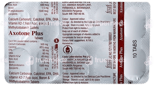 Axotone Plus Tablet 10 - Uses, Side Effects, Dosage, Price | Truemeds