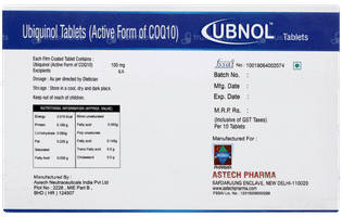 Ubnol Tablet 10 - Uses, Side Effects, Dosage, Price | Truemeds