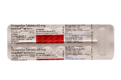 Ticasave 60 MG Tablet 14 - Uses, Side Effects, Dosage, Price | Truemeds