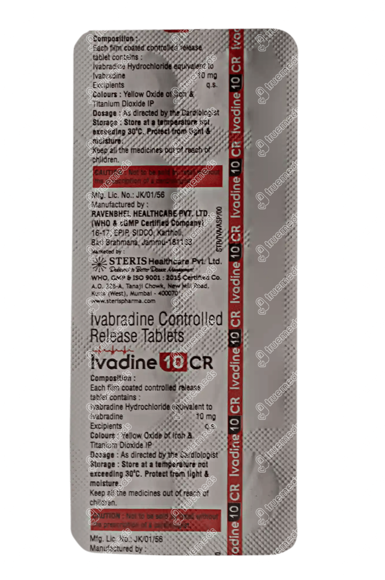 Ivadine 10 MG | Order Ivadine 10 MG Tablet Cr Online at Truemeds