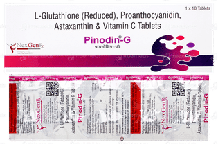 Pinodin G Tablet 10 - Uses, Side Effects, Dosage, Price | Truemeds