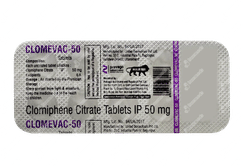 Clomevac 50 MG Tablet 10 - Uses, Side Effects, Dosage, Price | Truemeds