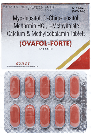 Ovafol M 600/500 MG | Order Ovafol M 600/500 MG Tablet Online at Truemeds