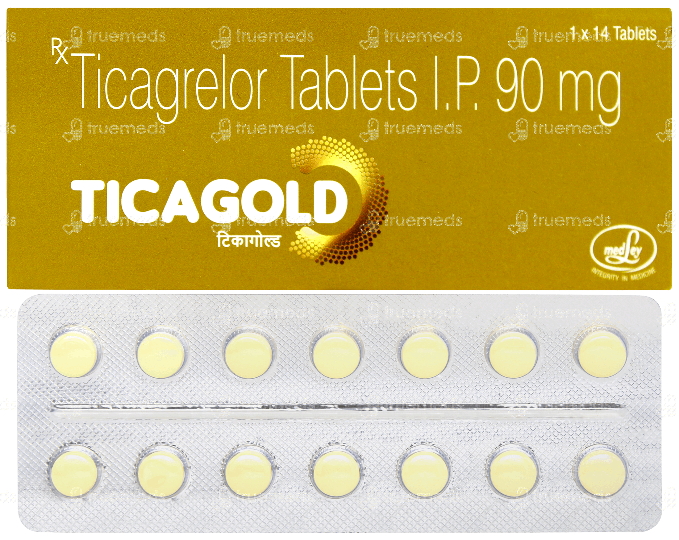 Ticagold 90 MG | Order Ticagold 90 MG Tablet Online at Truemeds