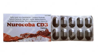 Nurocoba Cd3 Tablet 10 - Uses, Side Effects, Dosage, Price | Truemeds