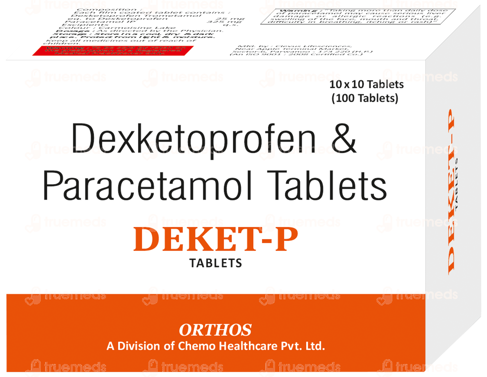 Deket P 25325 Mg Tablet 10 - Uses, Side Effects, Dosage, Price | Truemeds
