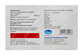 Optanol Od 600 MG | Order Optanol Od 600 MG Tablet Sr Online at Truemeds