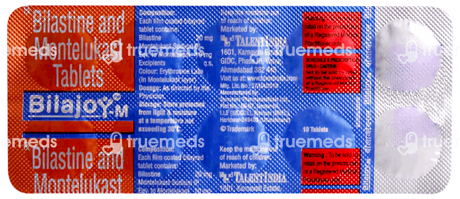 Bilajoy M Tablet: Uses, Side Effects, Price & Substitutes