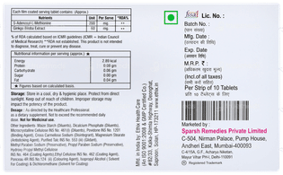 Setbrain 60 Tablet 10 - Uses, Side Effects, Dosage, Price | Truemeds