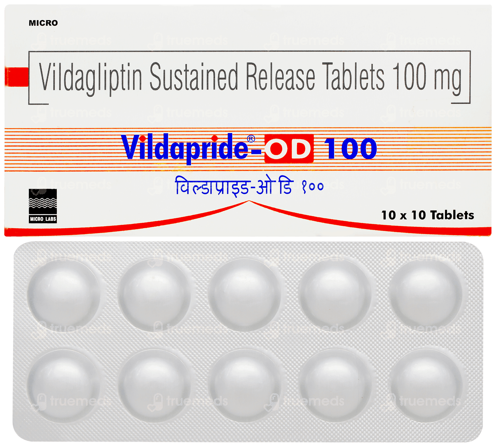 Vildapride Od 100 MG | Order Vildapride Od 100 MG Tablet Online at Truemeds