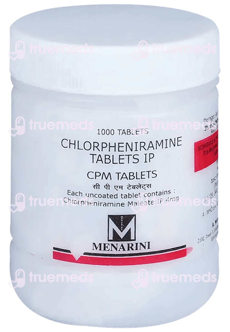 Chlorpheniramine Maleate | Uses, Side Effects & Medicines | Truemeds