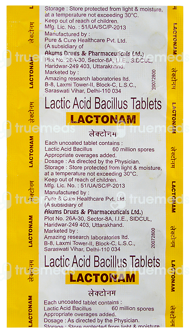 Lacfree 60 M Tablet 10 - Uses, Side Effects, Dosage, Price | Truemeds