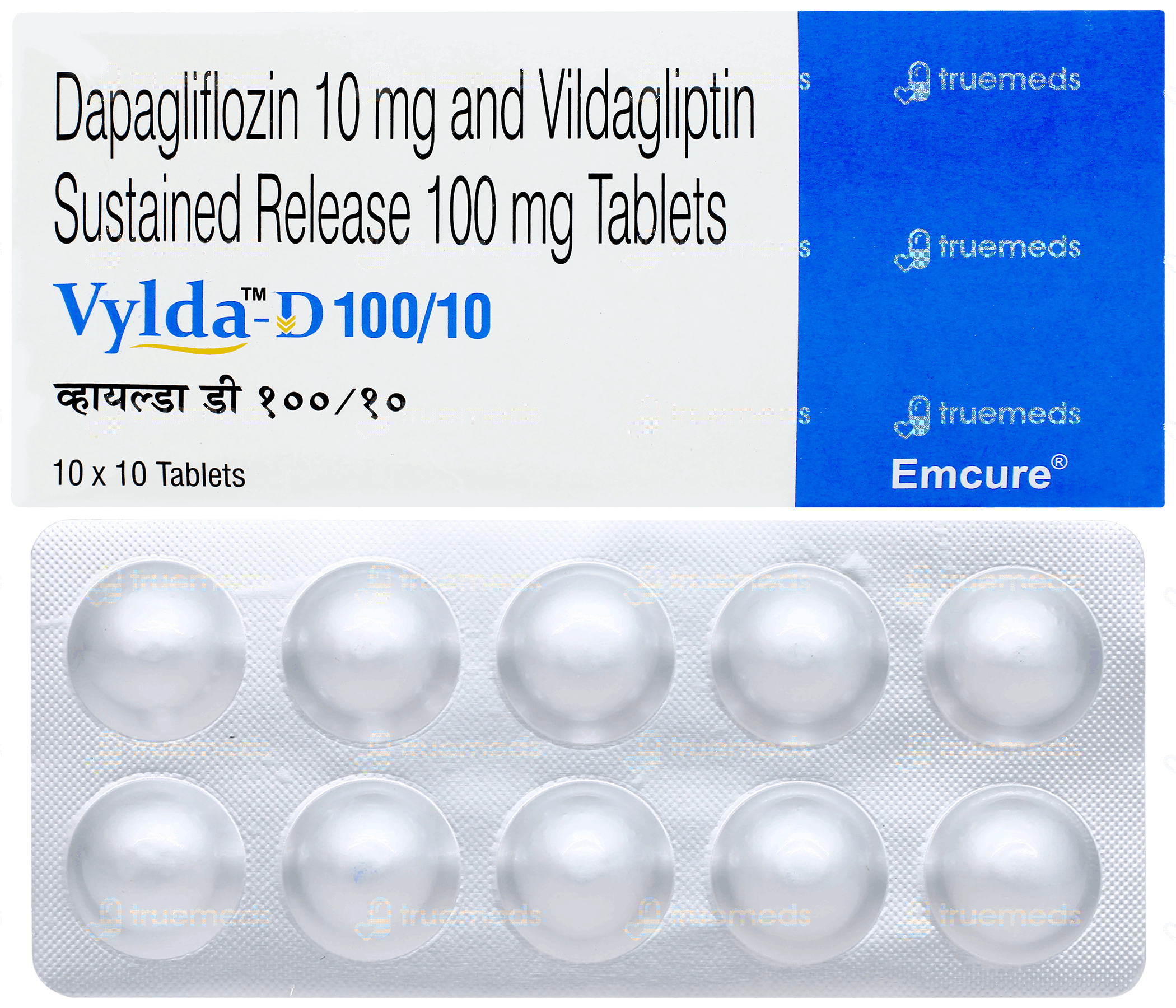 Vylda D 10/100 MG | Order Vylda D 10/100 MG Tablet Sr Online at Truemeds