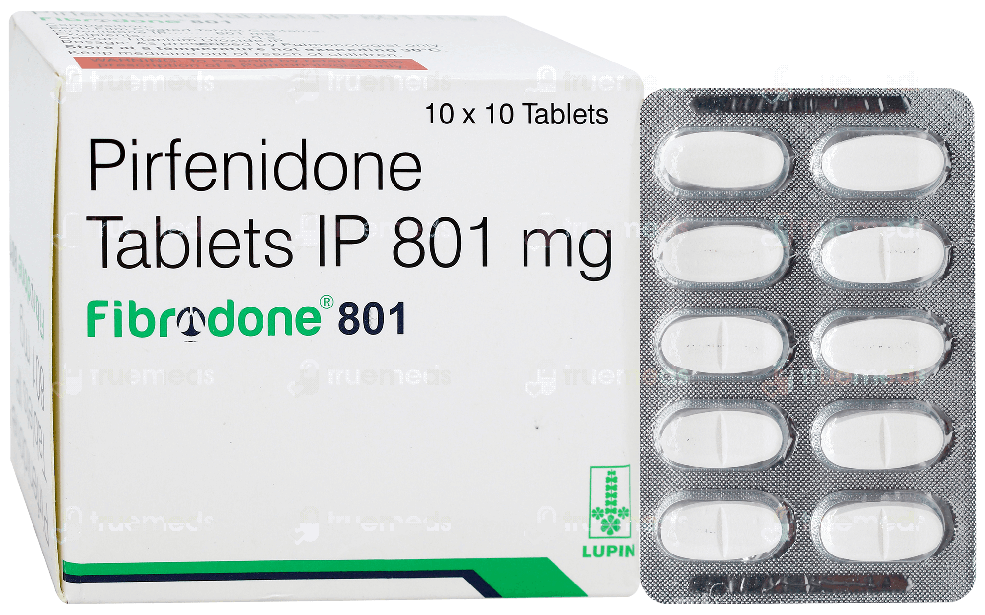 Fibrodone 801 Mg Tablet 10 - Uses, Side Effects, Dosage, Price | Truemeds