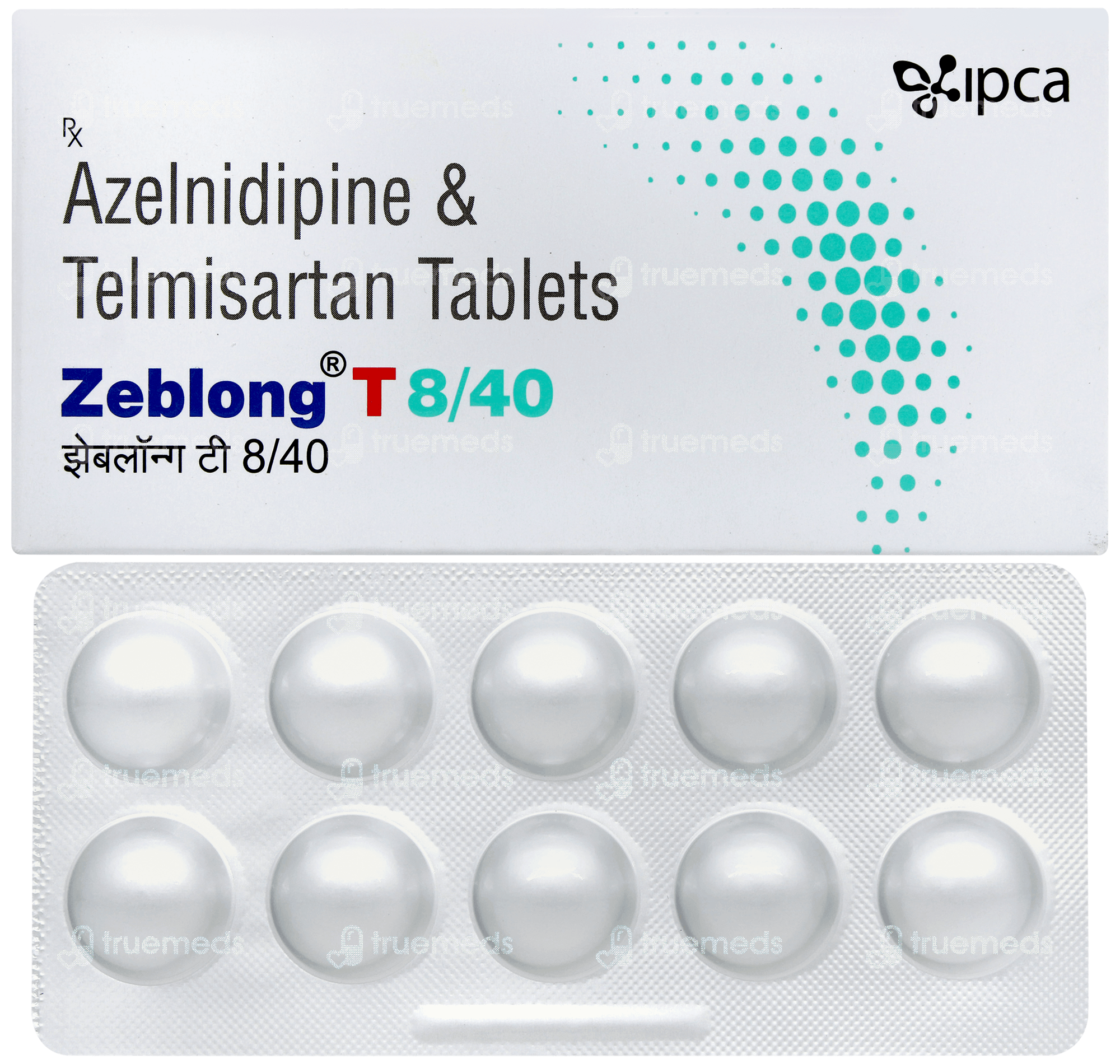 Zeblong T 40/8 MG | Order Zeblong T 40/8 MG Tablet Online at Truemeds