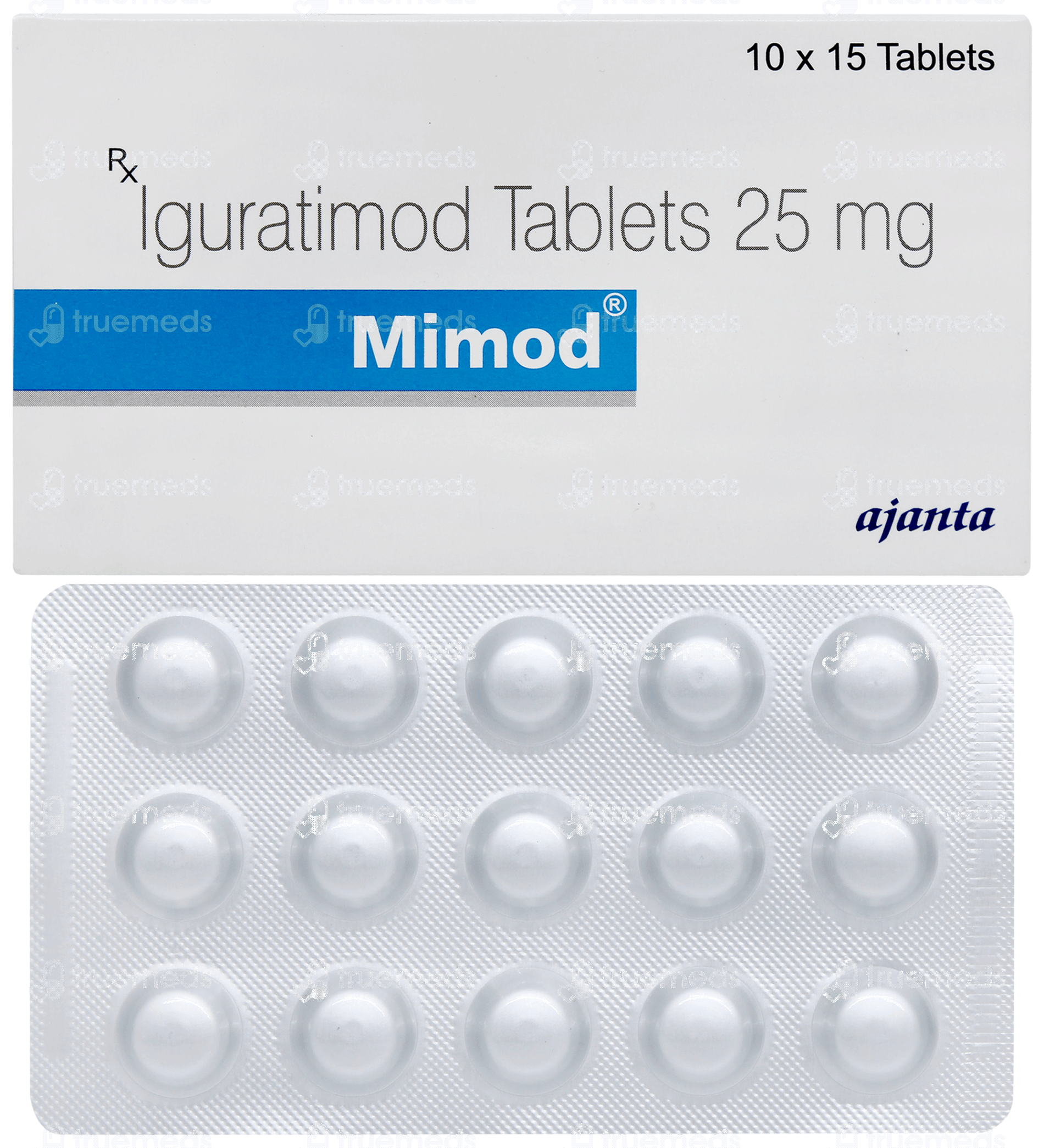 Mimod 25 Mg Tablet 15 - Uses, Side Effects, Dosage, Price | Truemeds