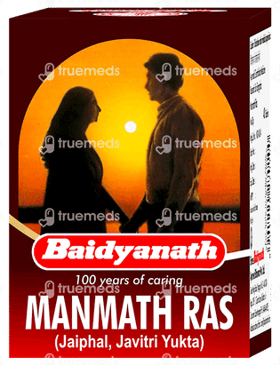 Baidyanath Manmath Ras Tablet 40 - Uses, Side Effects, Dosage, Price ...