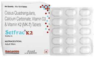 Setfrac K2 Tablet 15 - Uses, Side Effects, Dosage, Price | Truemeds