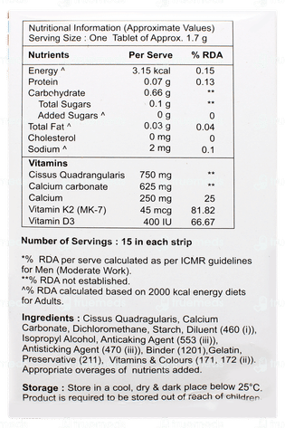 Setfrac K2 Tablet 15 - Uses, Side Effects, Dosage, Price | Truemeds