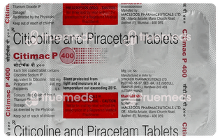 Citimac P 400/500 MG | Order Citimac P 400/500 MG Tablet Online at Truemeds
