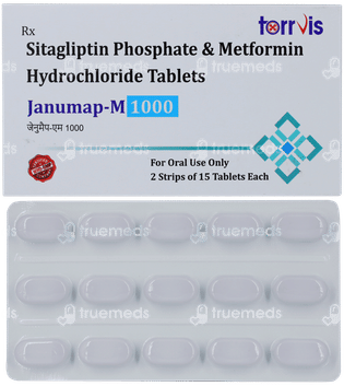 Janumap M 1000 Tablet 15: Uses, Side Effects, Price & Substitutes
