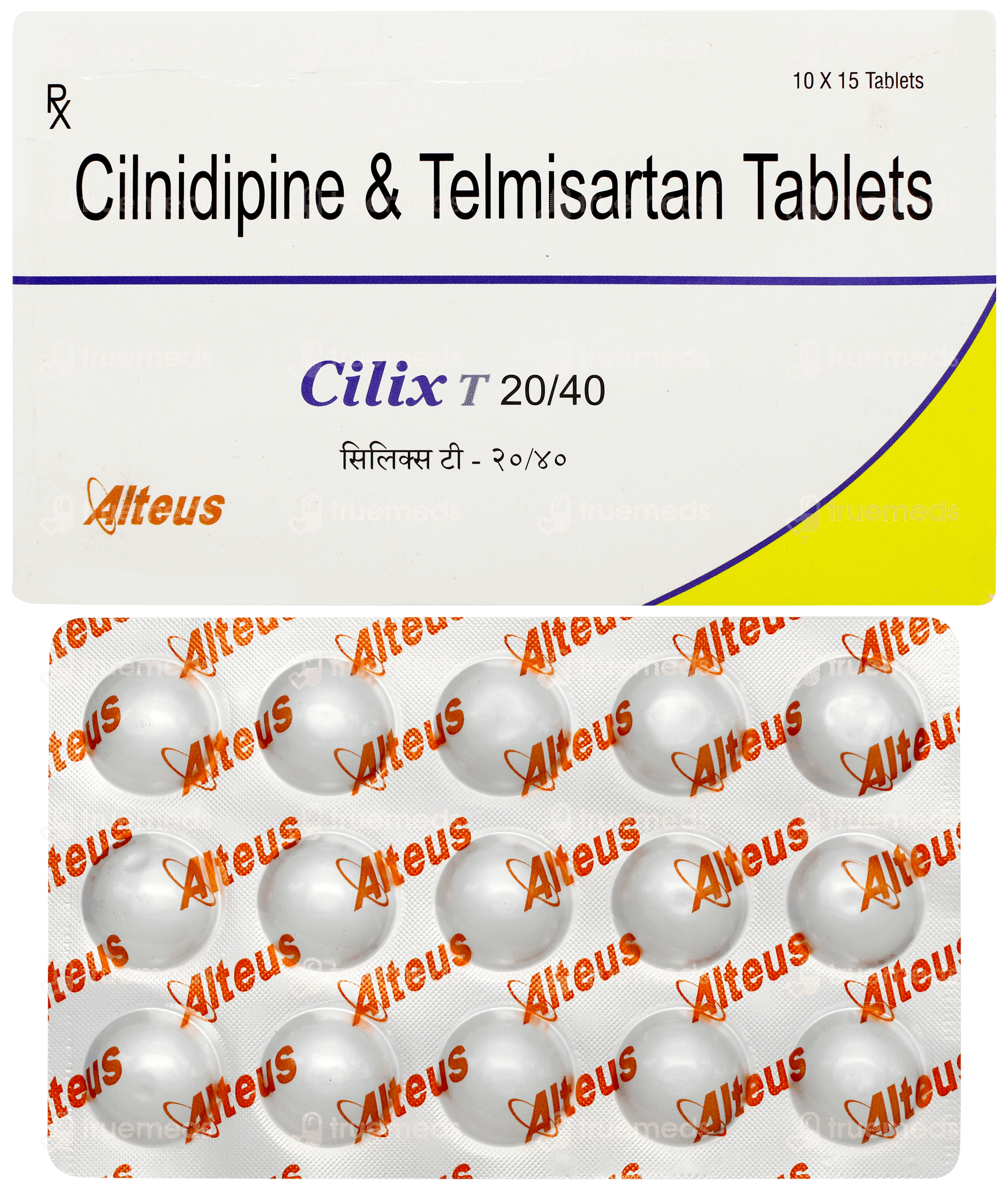 Cilix T 20/40 MG | Order Cilix T 20/40 MG Tablet 10 Online at Truemeds