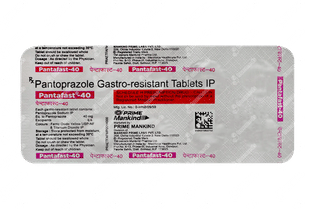 Pantafast 40 Mg Tablet 10 - Uses, Side Effects, Dosage, Price | Truemeds