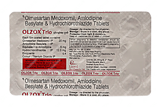 Buy Olzox Trio 20/5/12.5 MG Strip Of 15 Tablet Online at Truemeds