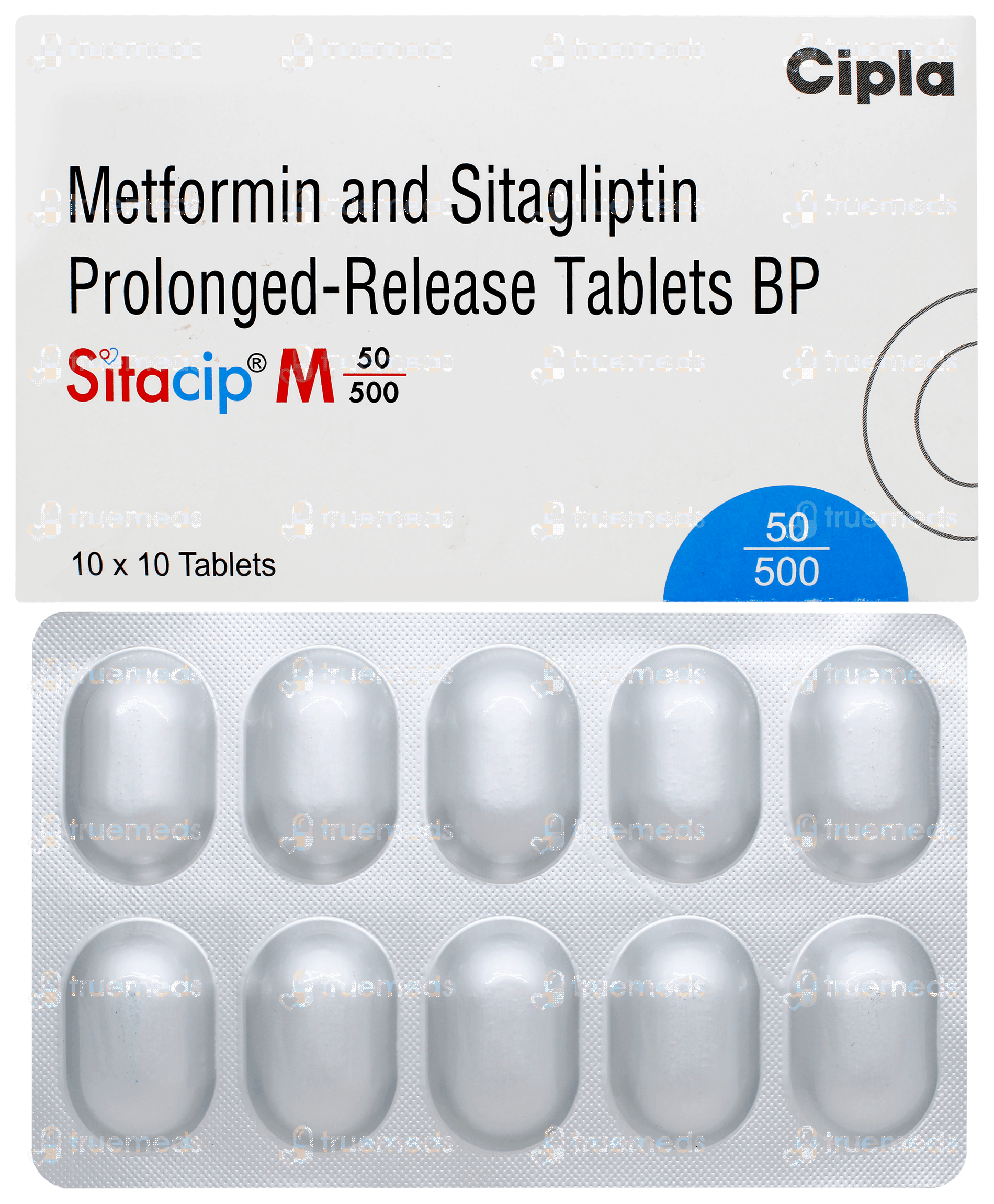 Sitacip M 50/500 Tablet: Uses, Side Effects, Price & Substitutes