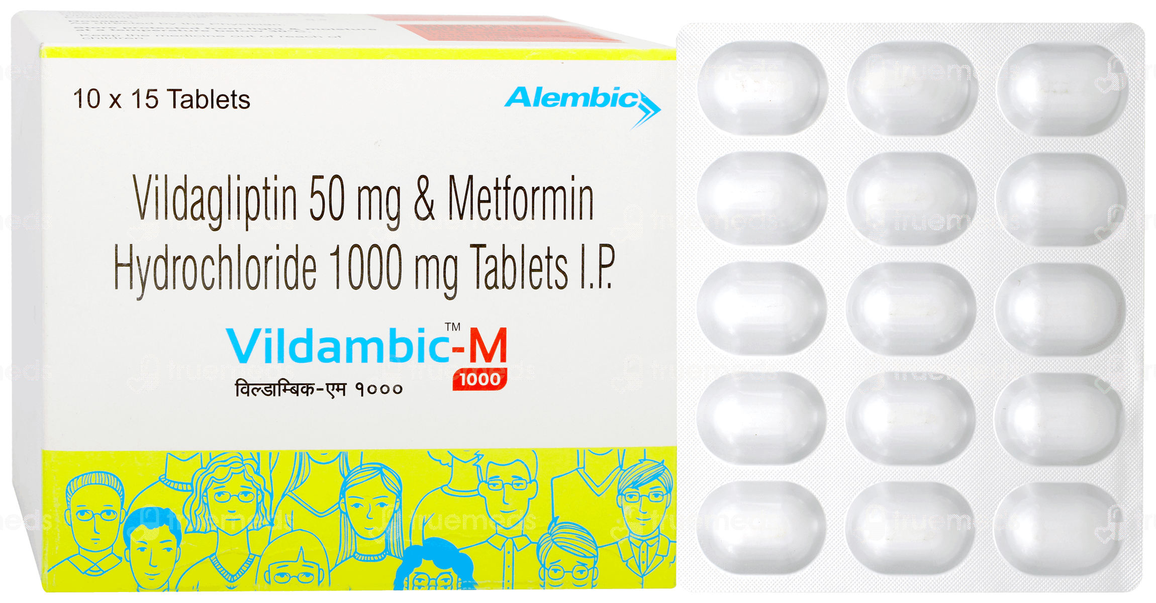 Vildambic M 1000 Tablet 15: Uses, Side Effects, Price & Substitutes