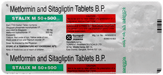 Stalix M 50/500 Tablet: Uses, Side Effects, Price & Substitutes