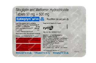 Sitaglyn M Ir 50/500 Tablet: Uses, Side Effects, Price & Substitutes