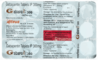 Gabapax 300 MG Tablet | Order Gabapax 300 MG Tablet 15 Online at Truemeds