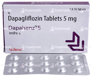Dapahenz 5 Mg Tablet 15 - Uses, Side Effects, Dosage, Price | Truemeds