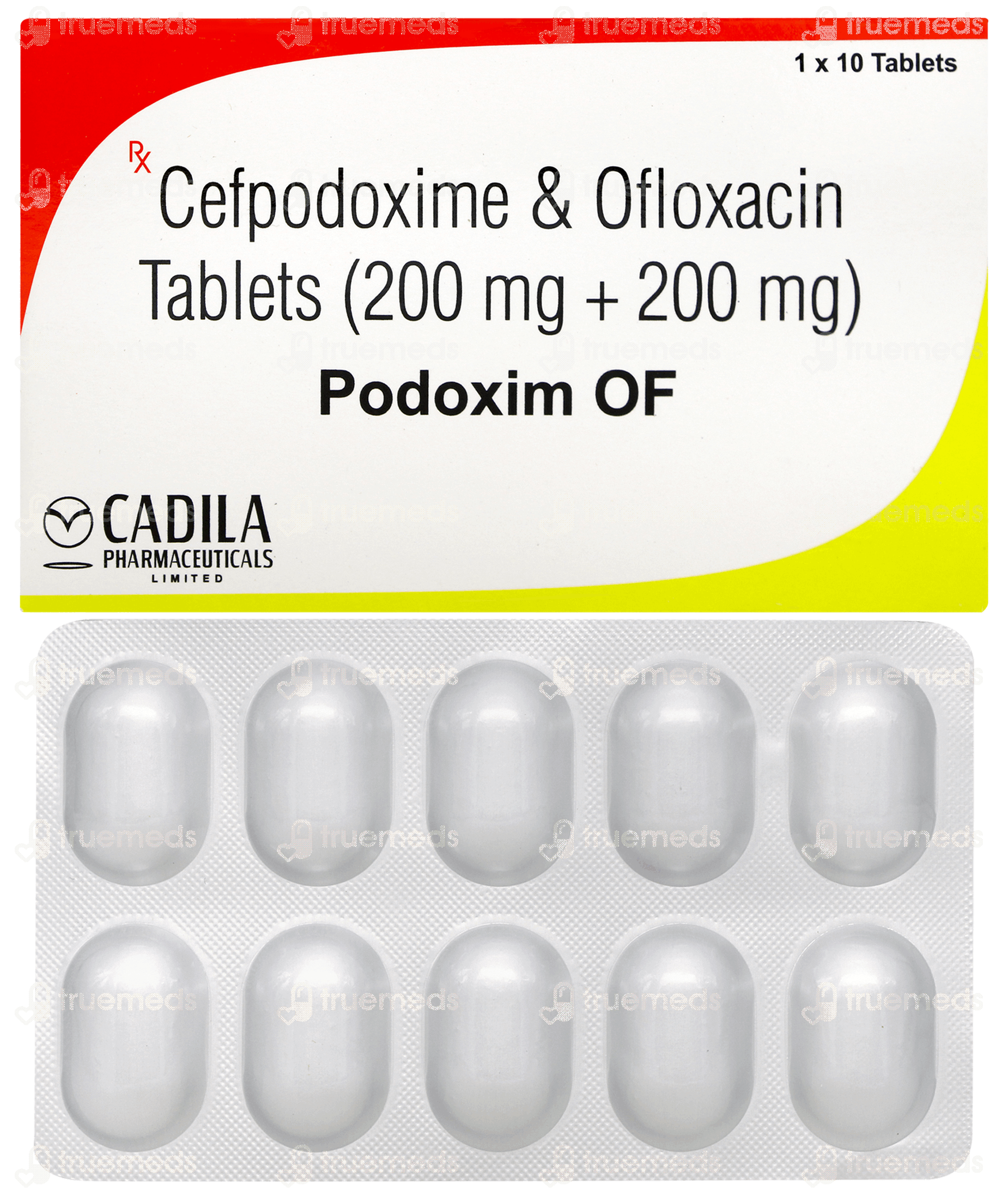 Podoxim Of 200200 Tablet 10 - Uses, Side Effects, Dosage, Price | Truemeds
