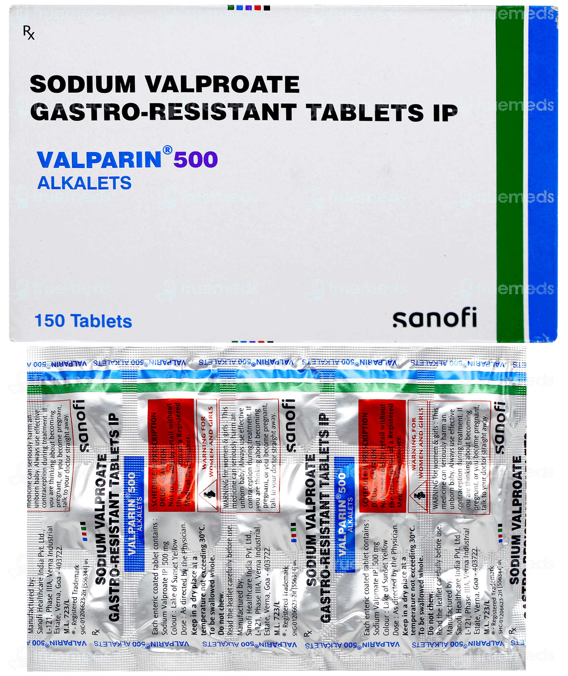 Valparin 500 Tablet: Uses, Side Effects, Price & Substitutes