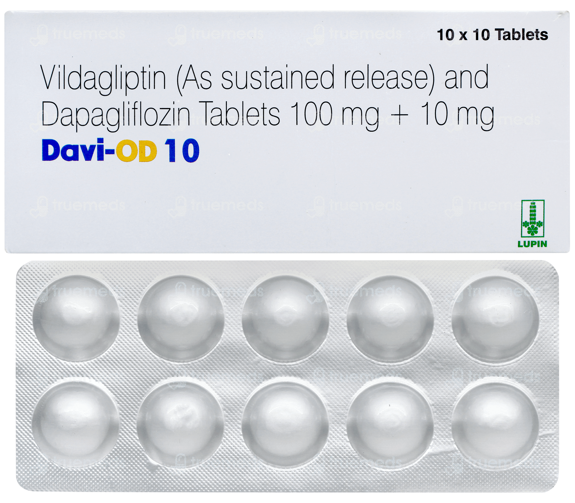 Davi Od 10/100 MG | Order Davi Od 10/100 MG Tablet Online at Truemeds
