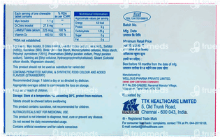 Chirocyst Ds Sugarfree Strawberry Flavour Chewable Tablet 10 - Uses ...