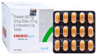 Cognix Plus Tablet 15 - Uses, Side Effects, Dosage, Price | Truemeds
