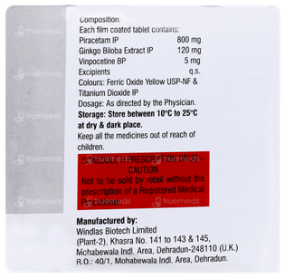 Cognix Plus Tablet 15 - Uses, Side Effects, Dosage, Price | Truemeds