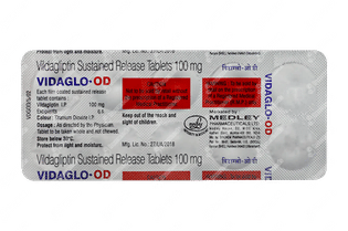 Vidaglo Od 100 Mg Tablet - Uses, Side Effects, Dosage, Price | Truemeds