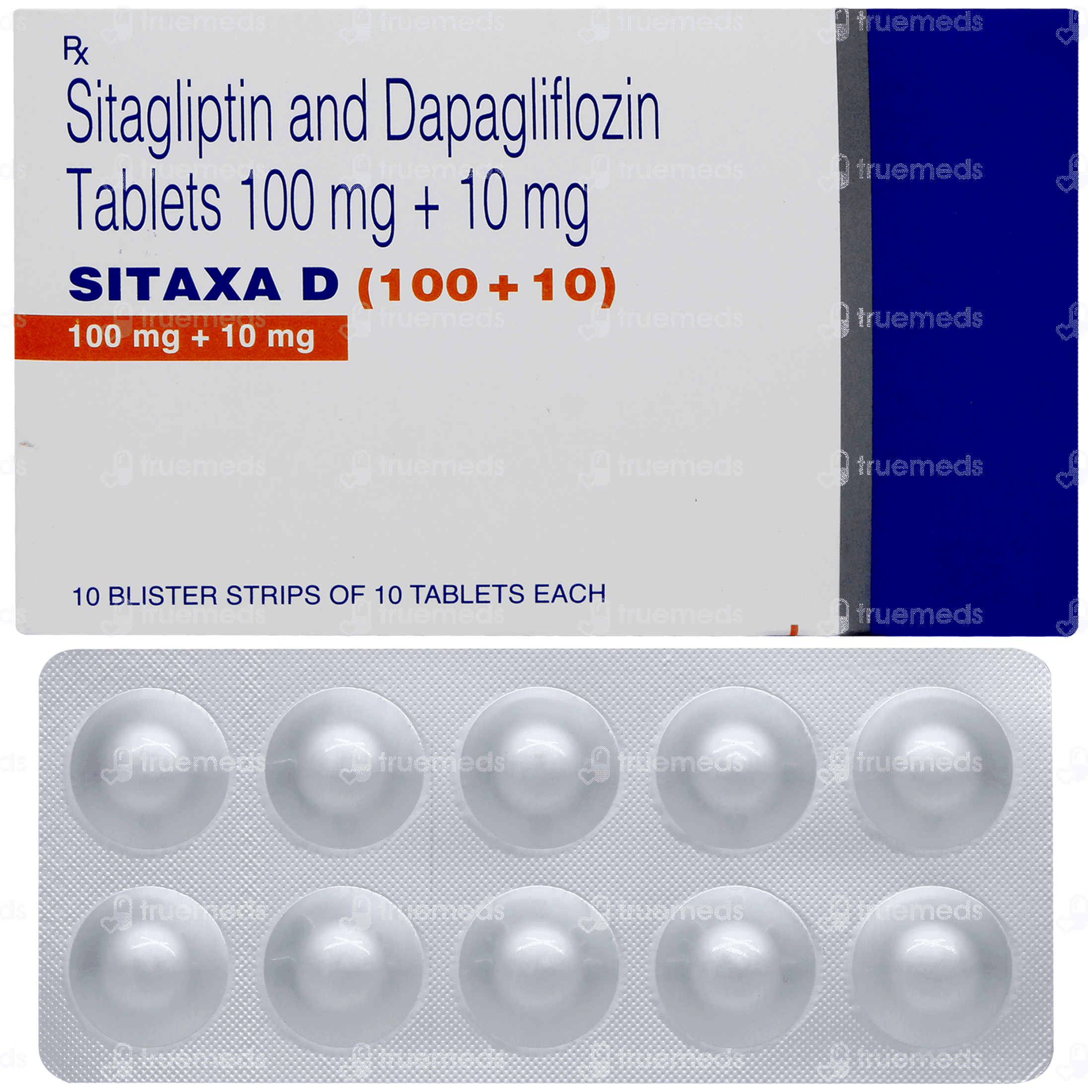 Sitaxa D 10100 Mg Tablet 10 - Uses, Side Effects, Dosage, Price | Truemeds