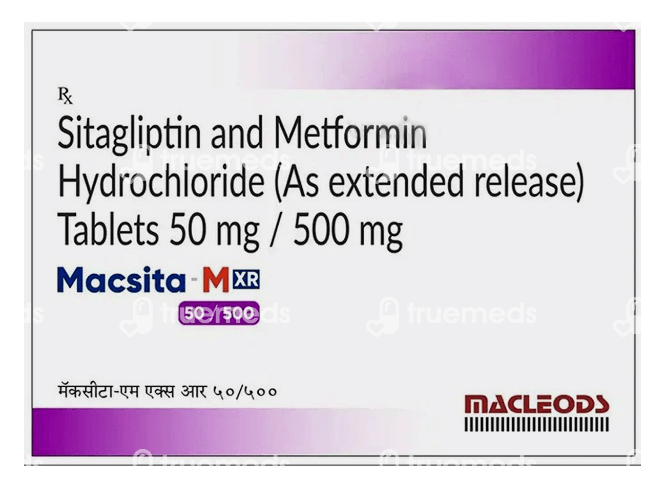 Macsita M Xr 50/500 Tablet: Uses, Side Effects, Price & Substitutes