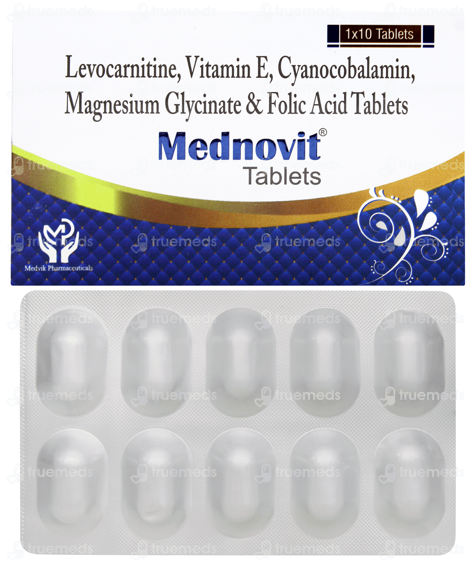 Mednovit Tablet 10 - Uses, Side Effects, Dosage, Price | Truemeds