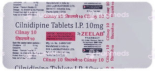 Cilnay 10 Mg Tablet 10 - Uses, Side Effects, Dosage, Price | Truemeds