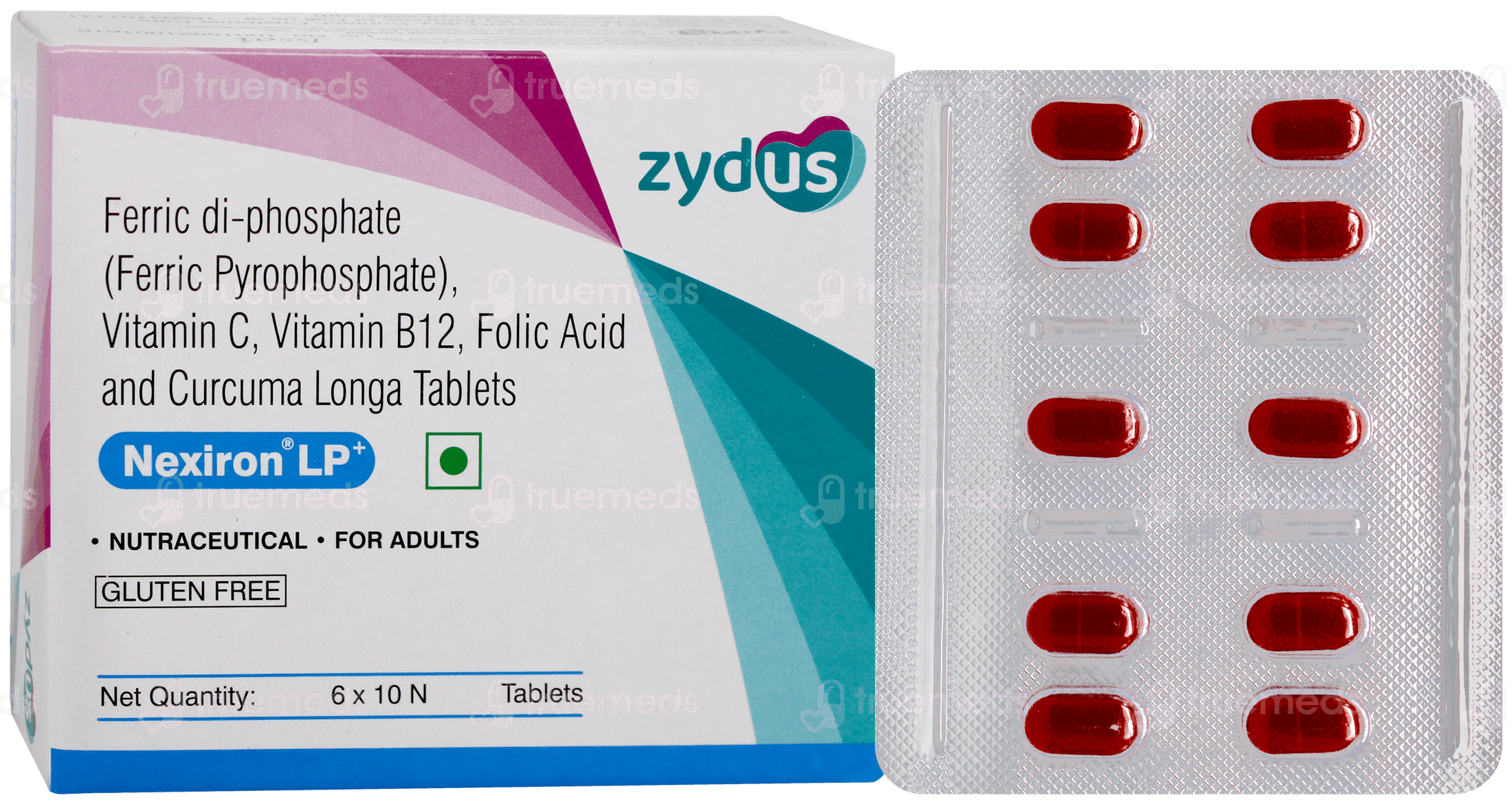 Nexiron Lp Tablet 10 - Uses, Side Effects, Dosage, Price | Truemeds